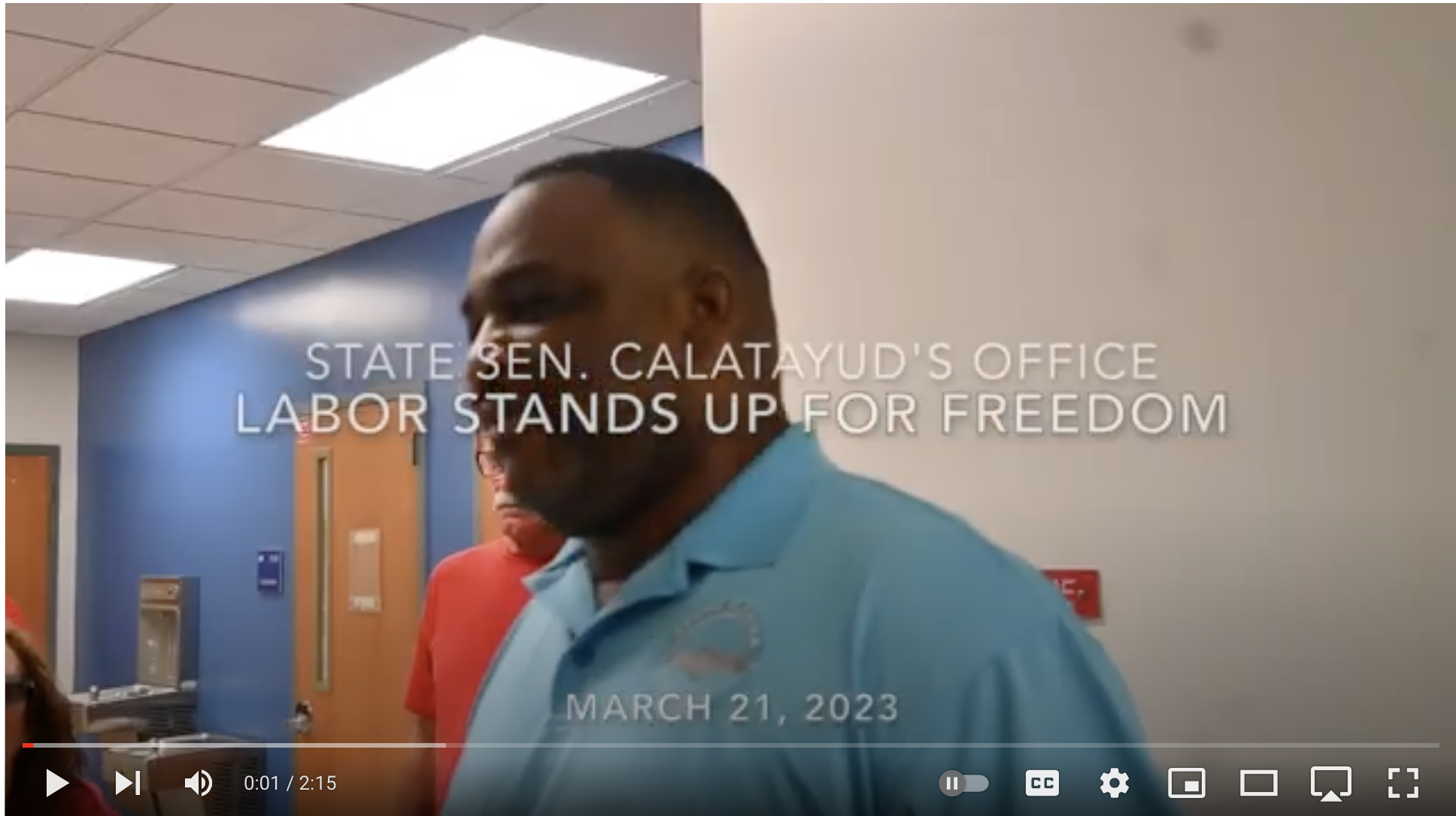 Labor Visits State Senator Calatayud's Office | AFSCME Florida